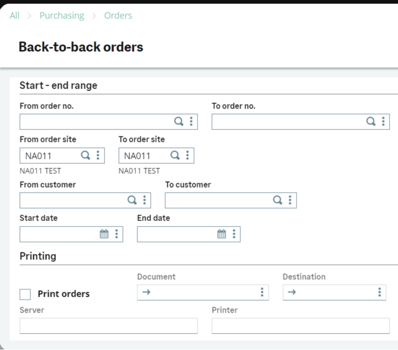 Creating Multiple Back-to-Back Orders at a Time in Sage X3